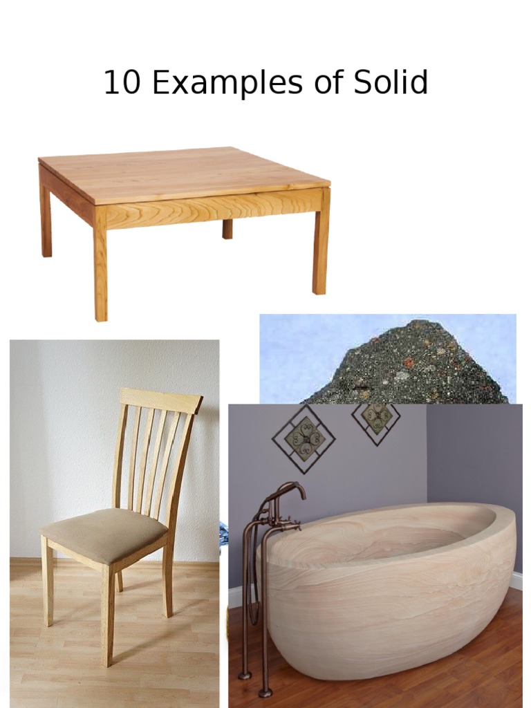 10 Examples of Solid, Liquid and Gas | PDF | Transparent Materials ...