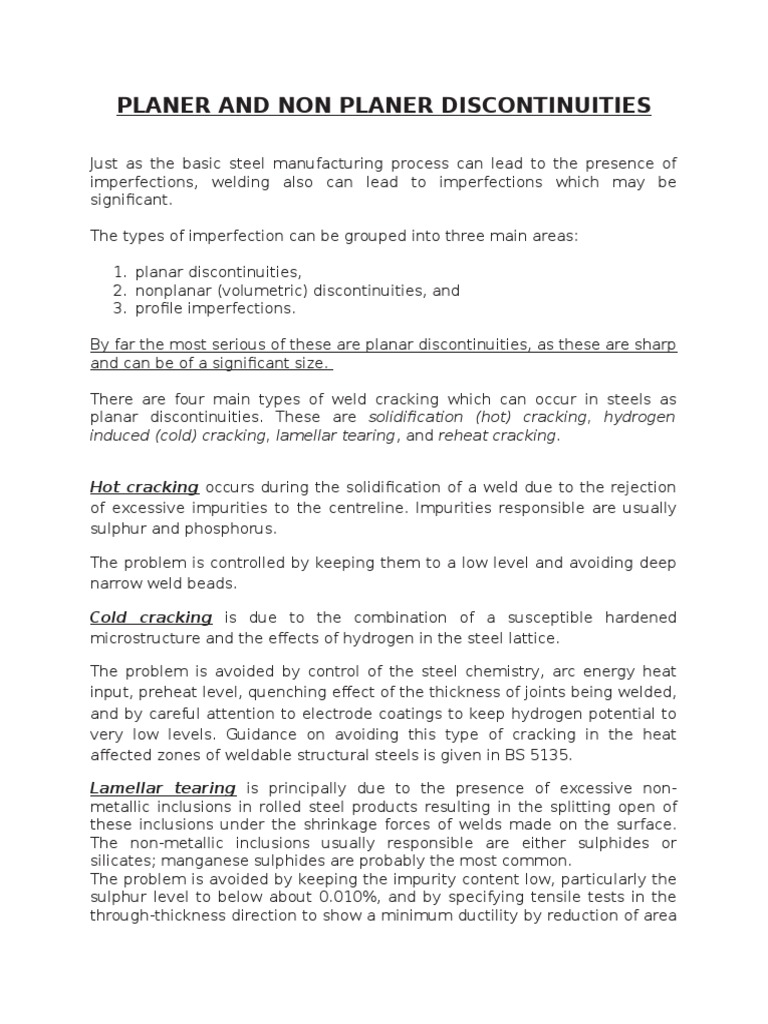 10 - Planer Vs Non-Planer Defects | PDF
