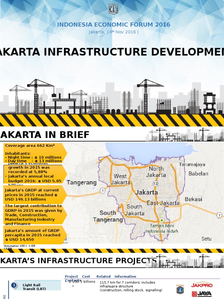 Jakarta Infrastructure Development | PDF | Jakarta | Municipal Bond