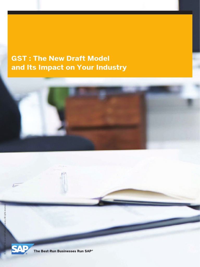 GST: The New Draft Model and Its Impact On Your Industry | PDF | Taxes ...