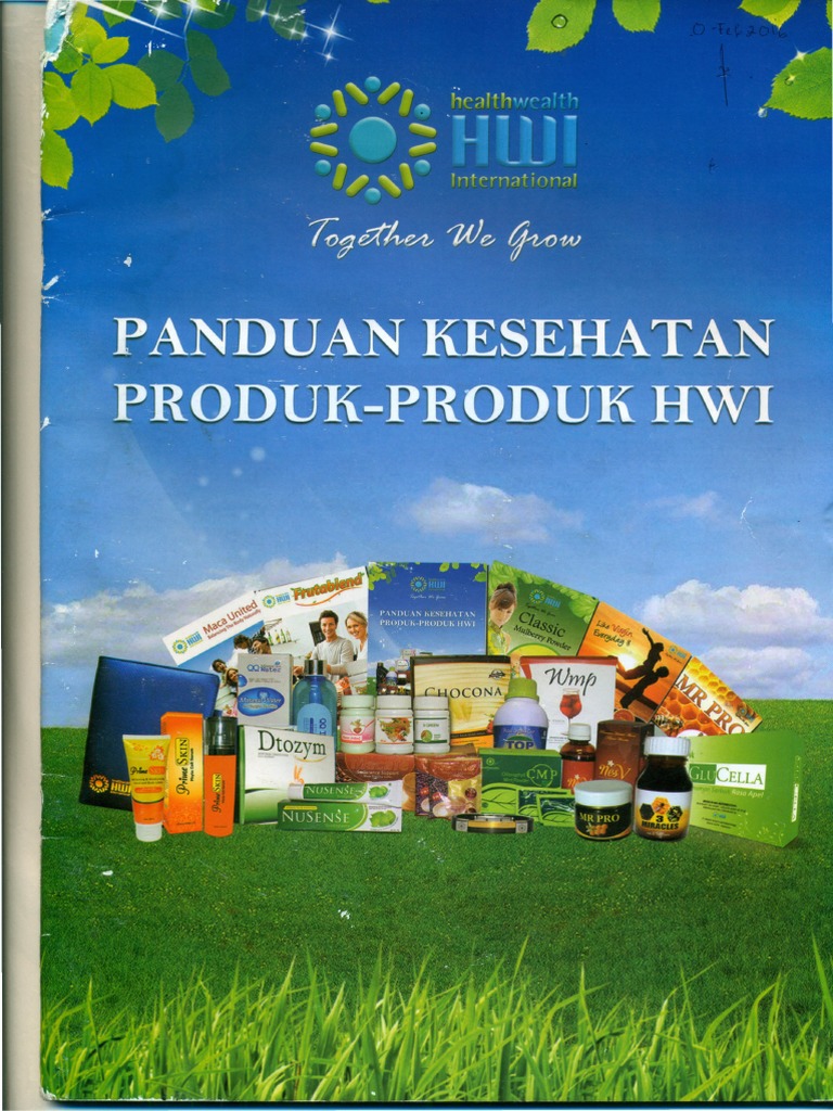 Panduan Kesehatan Dengan Produk HWI Part 1 | PDF | Kesehatan Holistik