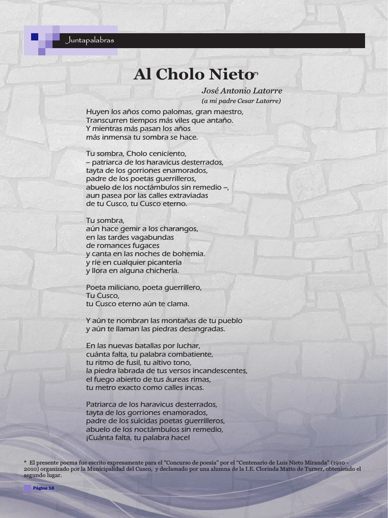Poemas De Amor Chola HORTENCIA AMOR OSA” Un Poemario Que Consagra A