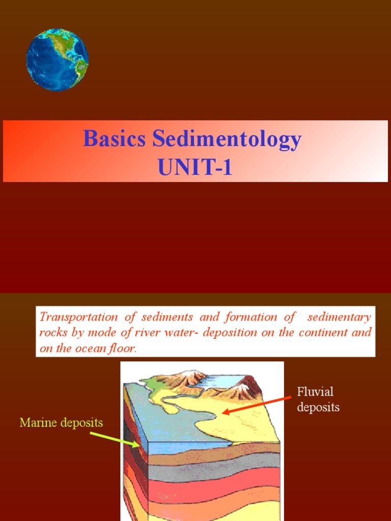 Sedimentology Lecture 1 | PDF | Clastic Rock | Sedimentary Rock