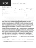 LDS Activity Consent Form | PDF