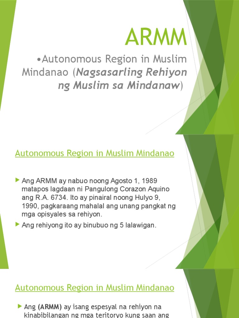 ARMM | PDF