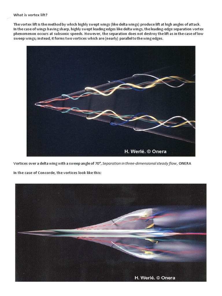 Aerodynamics - What Is Vortex Lift | PDF | Lift (Force) | Vortices