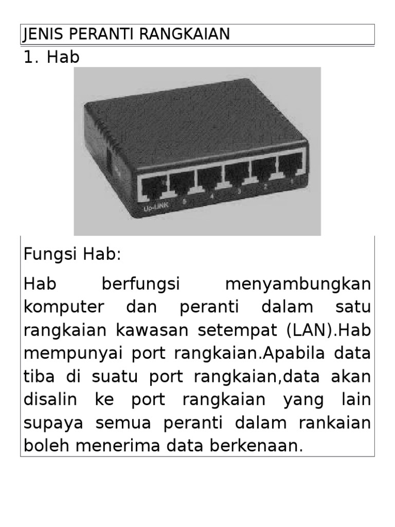 Jenis Jenis Peranti Komputer | PDF