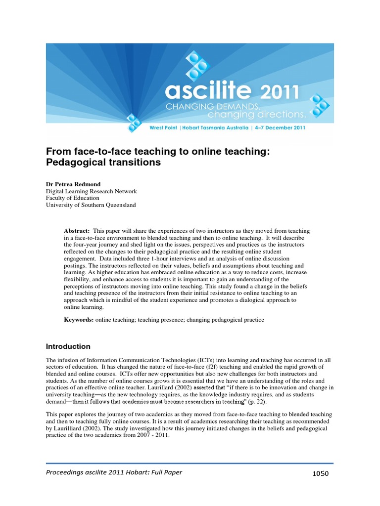 Redmond Ascilite 2011 PV PDF | PDF | Educational Technology | Epistemology
