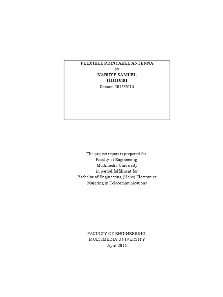 Flexible Printable Antenna | PDF | Antenna (Radio) | Ellipse