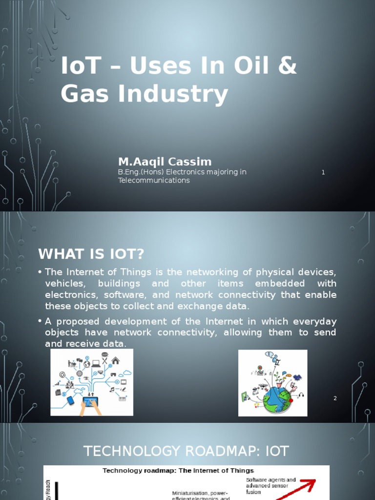 IoT - Uses in Oil & Gas Industry | PDF | Internet Of Things | Computing