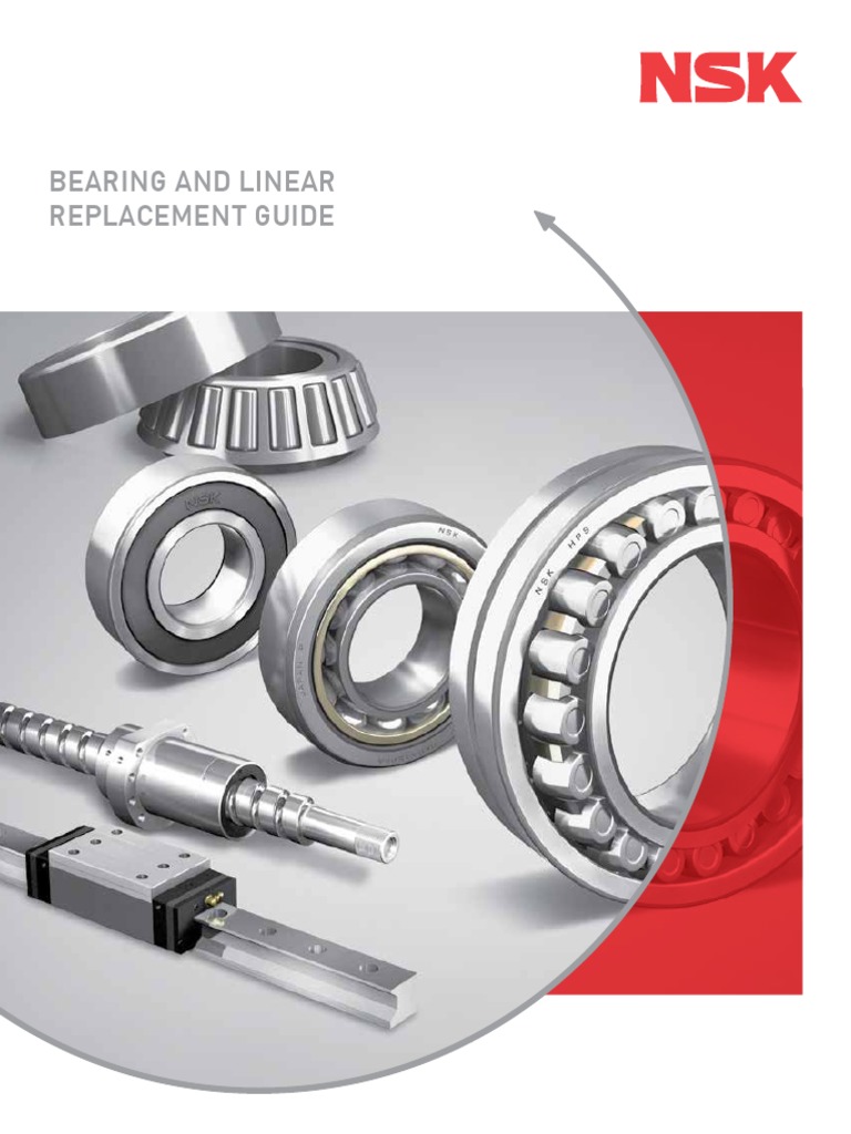 NSK Bearing and Linear Replacement Guide Web | PDF | Manufactured Goods ...