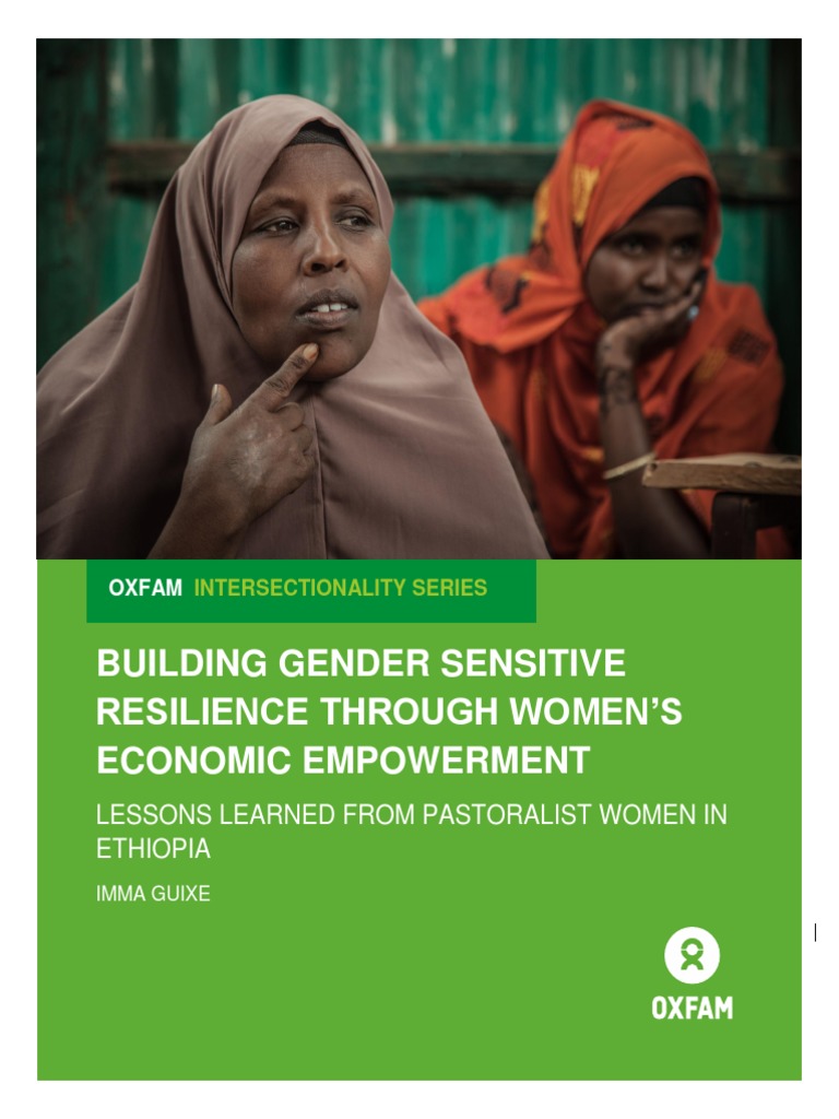 Building Gender Sensitive Resilience Through Women's Economic ...