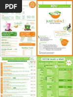 Menu Chopt Creative Salad Co | PDF | Pickling | Salad