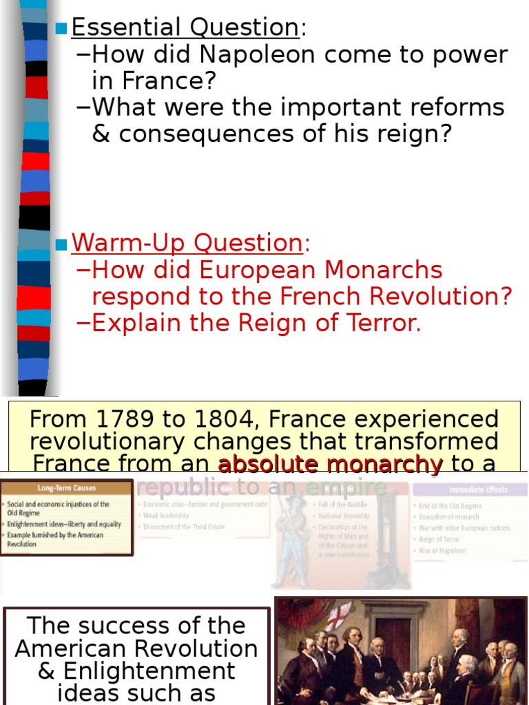 Napoleon Bonaparte and The Congress of Vienna | PDF | Napoleon | First ...