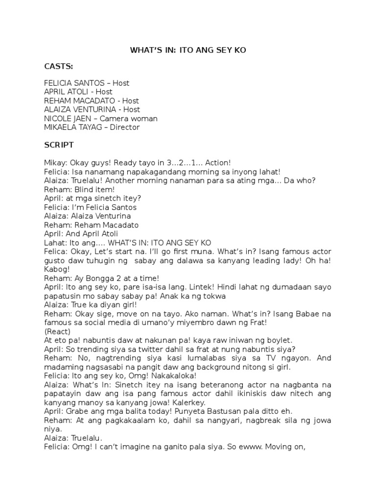 Filipino Script | PDF