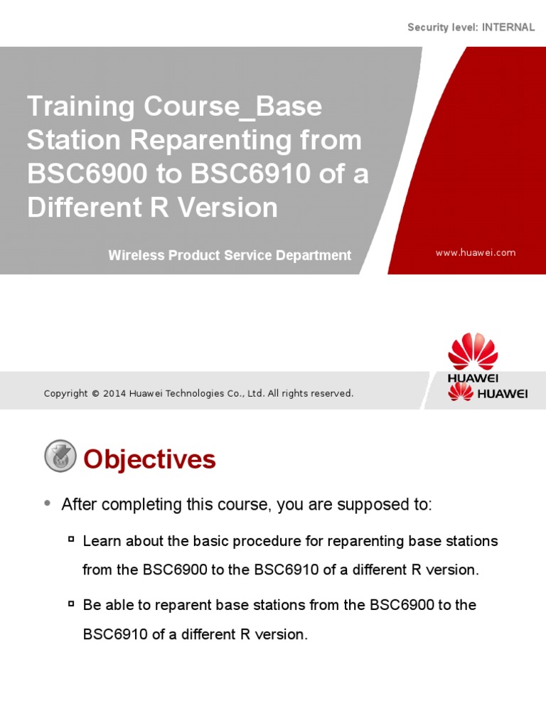 03-Base Station Reparenting From BSC6900 To BSC6910 of A Different R Version | PDF | Software ...