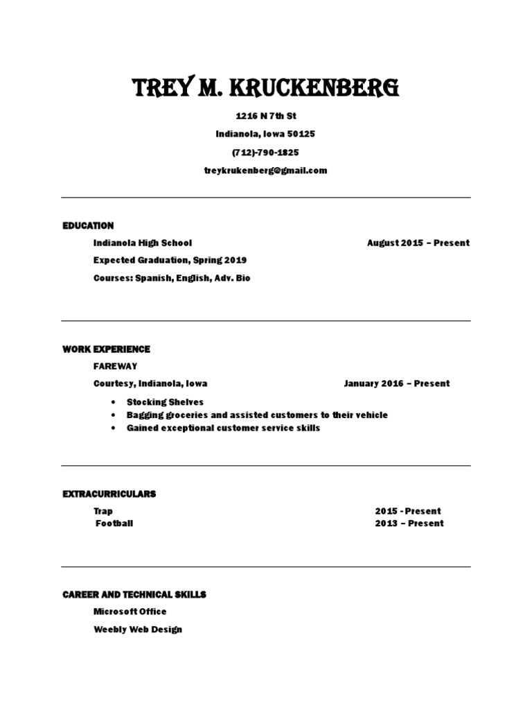 Resume TK | PDF