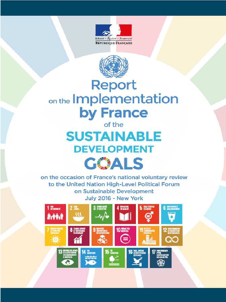 10726report SDGs France | PDF | Sustainability | Sustainable Development
