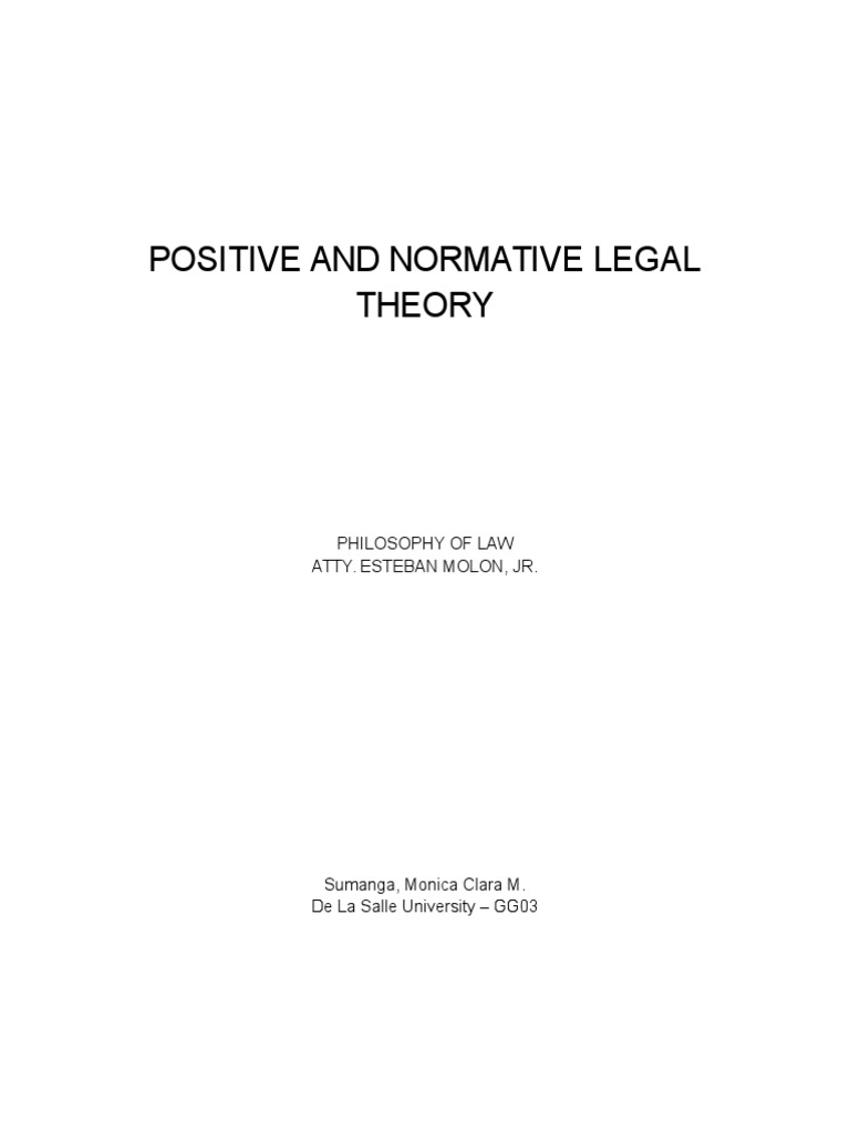 Legal Theory Lexicon - Print | PDF | Jurisprudence | Integrity