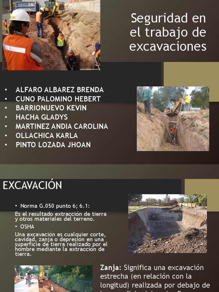 Seguridad en excavaciones: medidas preventivas para proteger la salud y ...