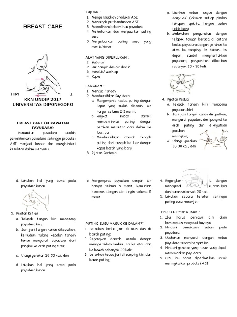 Leaflet Breast Care | PDF