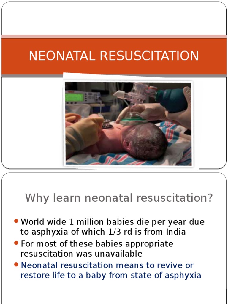 Neonatal Resuscitation