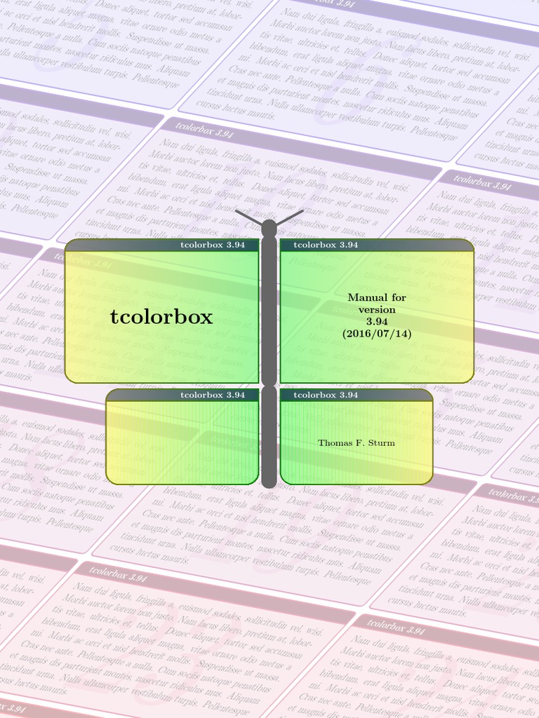 Tcolorbox PDF | PDF