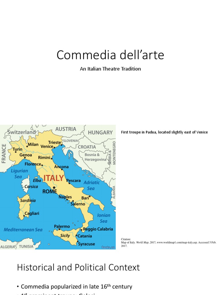 Commedia dell'arte: An Italian Tradition | PDF | Commedia Dell'arte ...