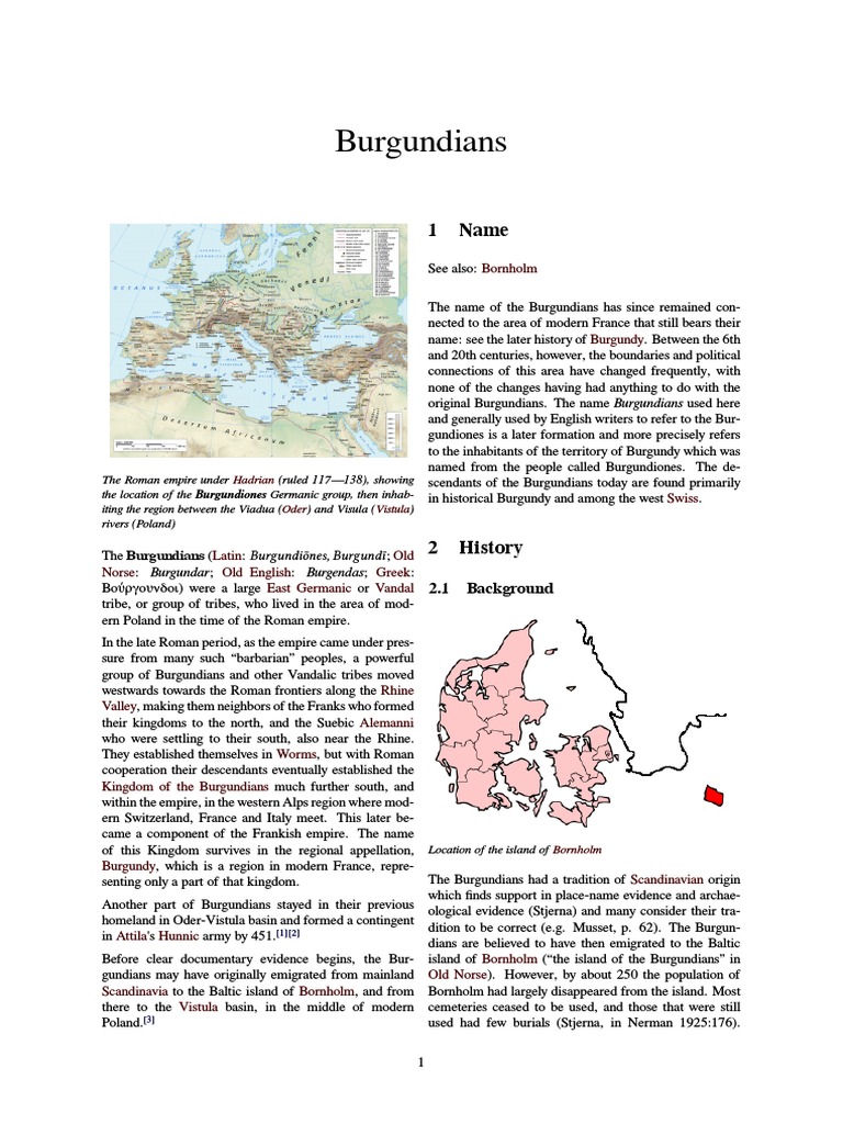 Burgundians | PDF | Late Antiquity | Ancient Peoples Of Europe