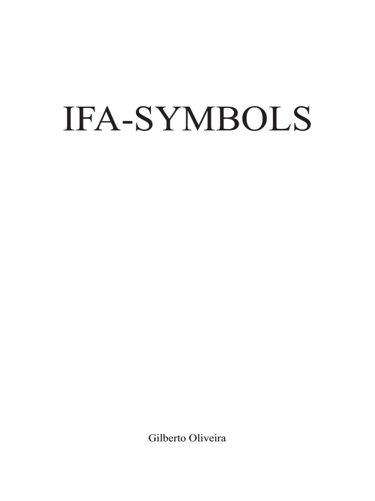 Ifa Symbols