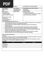 Visual Arts Lesson Plan - Grade 5 ACTs | PDF | Lesson Plan | Design