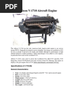 Allison v-1710 Aircraft Engine | Rotating Machines | Engines