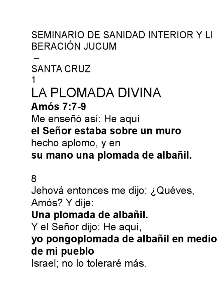 Plomada Divina | PDF | Pecado | Dios