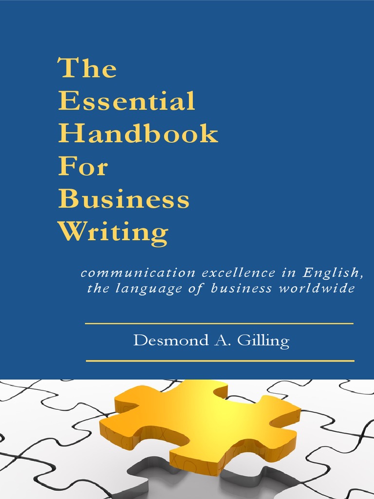 The Essential Handbook For Business Writing | PDF | Comma | Verb