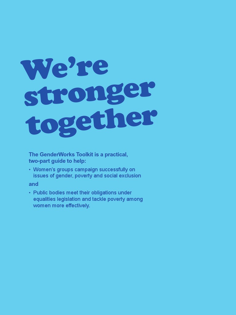 GenderWorks Toolkit | PDF | Gender Mainstreaming | Gender