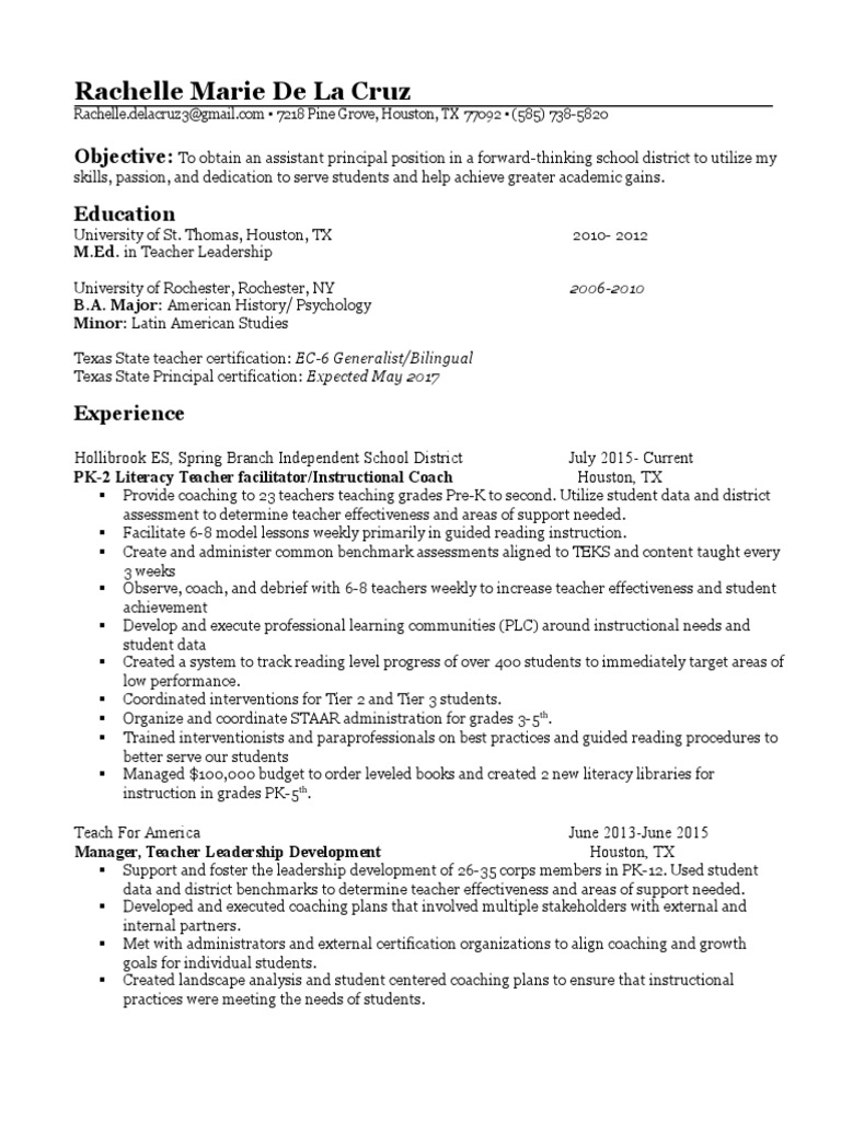 RDLC Resume | Download Free PDF | Mentorship | Teachers