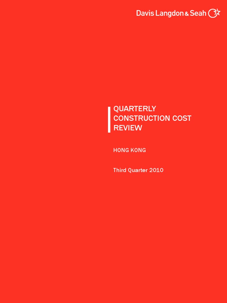 China HK Quarterly Construction Cost Review 3rd Quarter 2010 | PDF ...