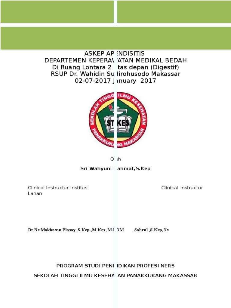 Askep Apendisitis | PDF