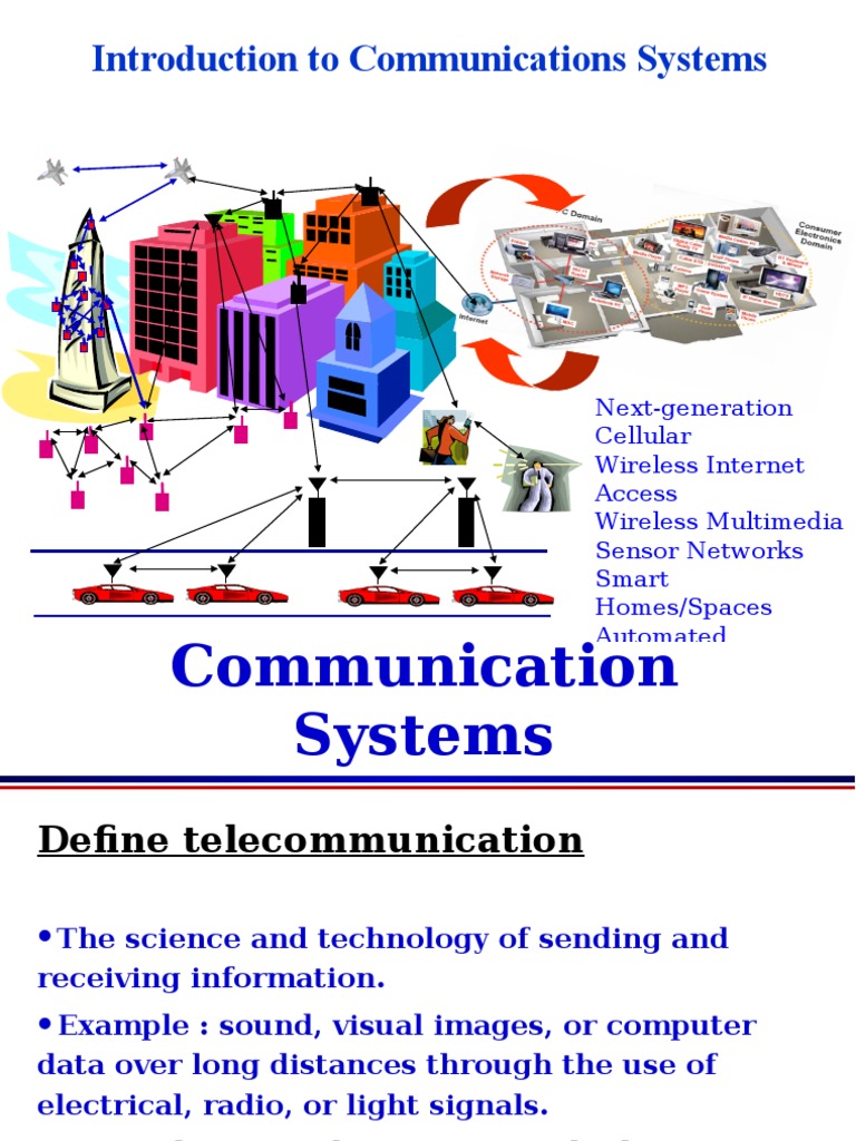 Chapter 8 - Telecommunication System | PDF | Duplex (Telecommunications) | Telecommunication