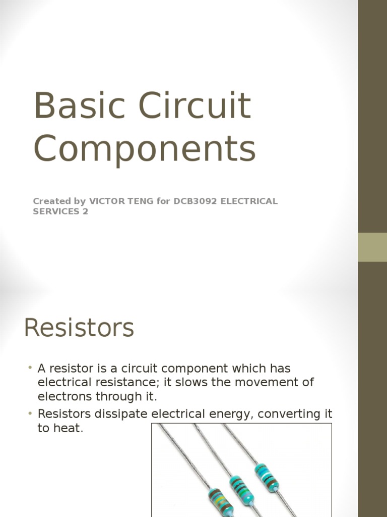 Chapter 7 - Electronic Components | PDF | Bipolar Junction Transistor ...