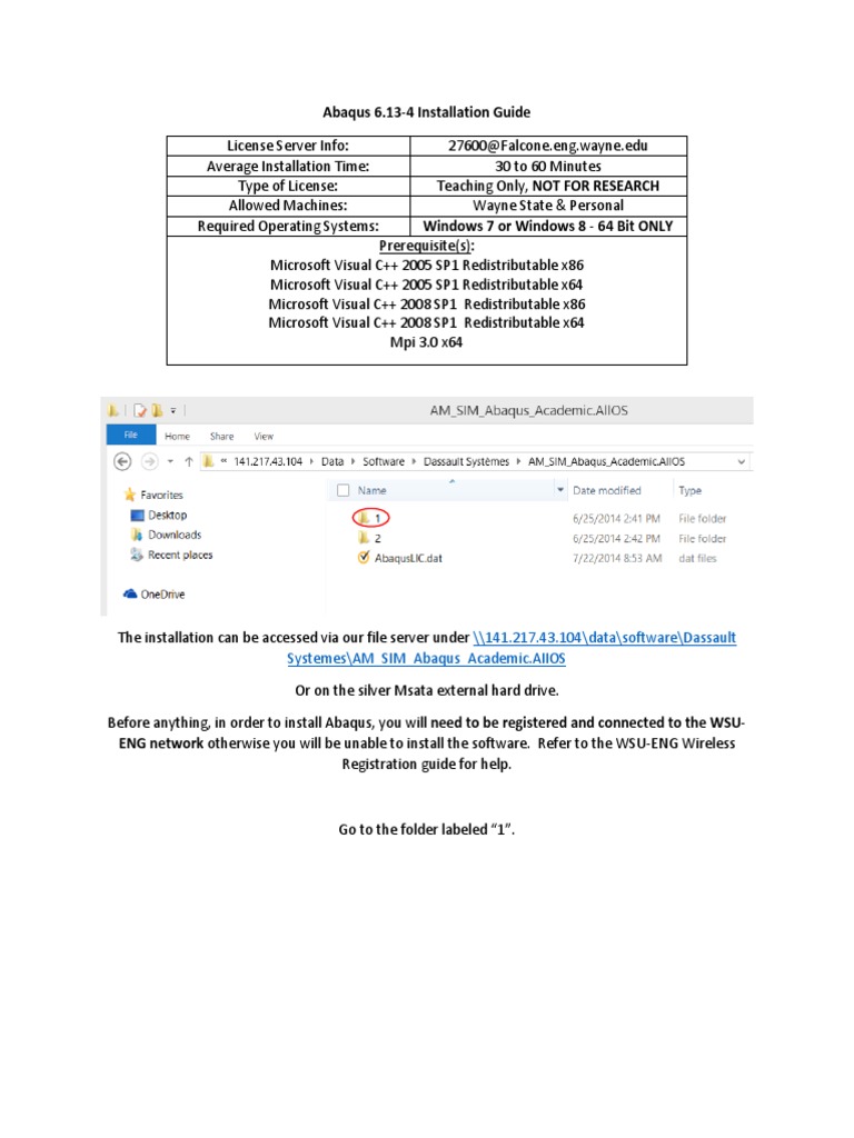 Abaqus Installation Guide | PDF | Installation (Computer Programs) | Directory (Computing)