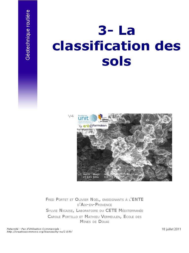 Classification Soils ASTM | PDF | La nature | Matériaux
