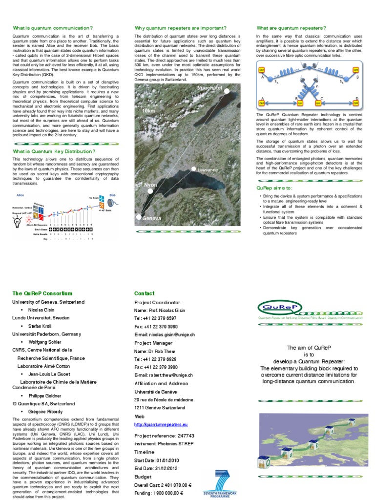 What Is Quantum Communication? Why Quantum Repeaters Are Important? What Are Quantum Repeaters ...
