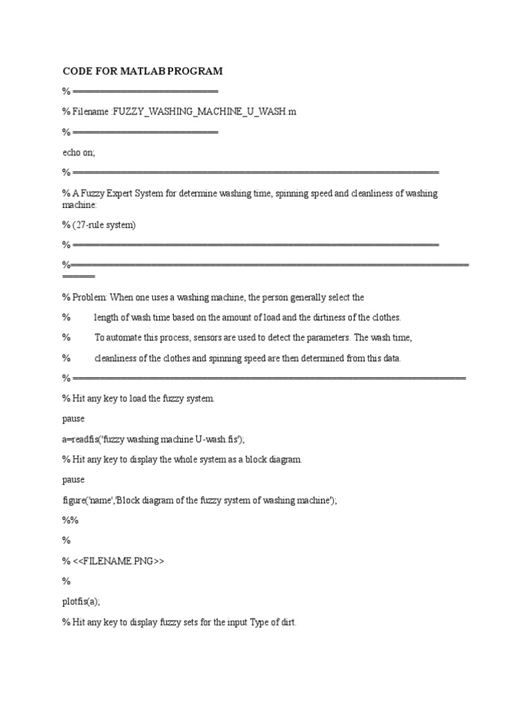 Code For Matlab Program | PDF | Cybernetics | Computing