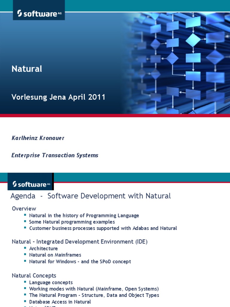 Software Development With Natural | PDF | Integrated Development Environment | Eclipse (Software)