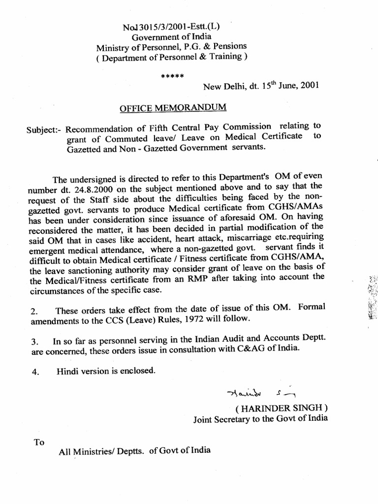 Commuted Leave Rules for Government Employees | PDF | Public Sphere ...