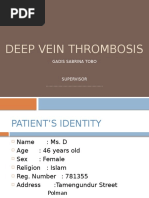 DVT: Acute vs Chronic Documentation | PDF | Thrombosis | Vein