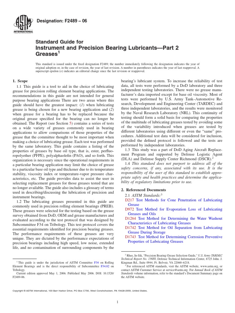 F2489 | PDF | Lubricant | Bearing (Mechanical)