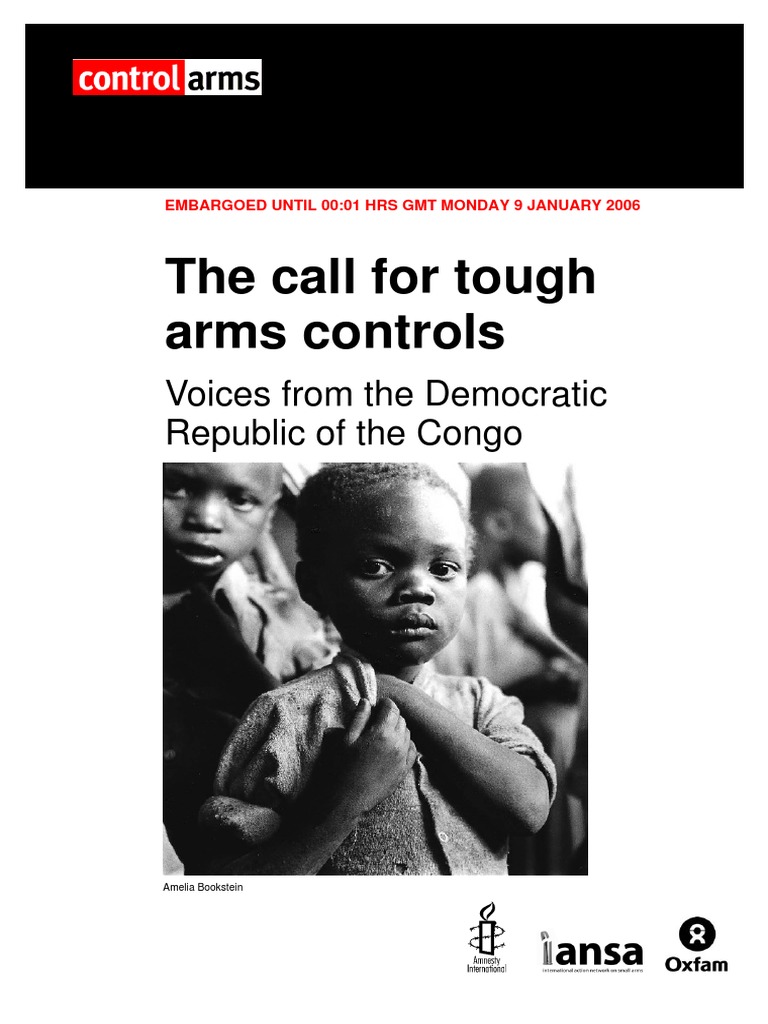The Call For Tough Arms Control: Voices From The Democratic Republic of The Congo | PDF ...