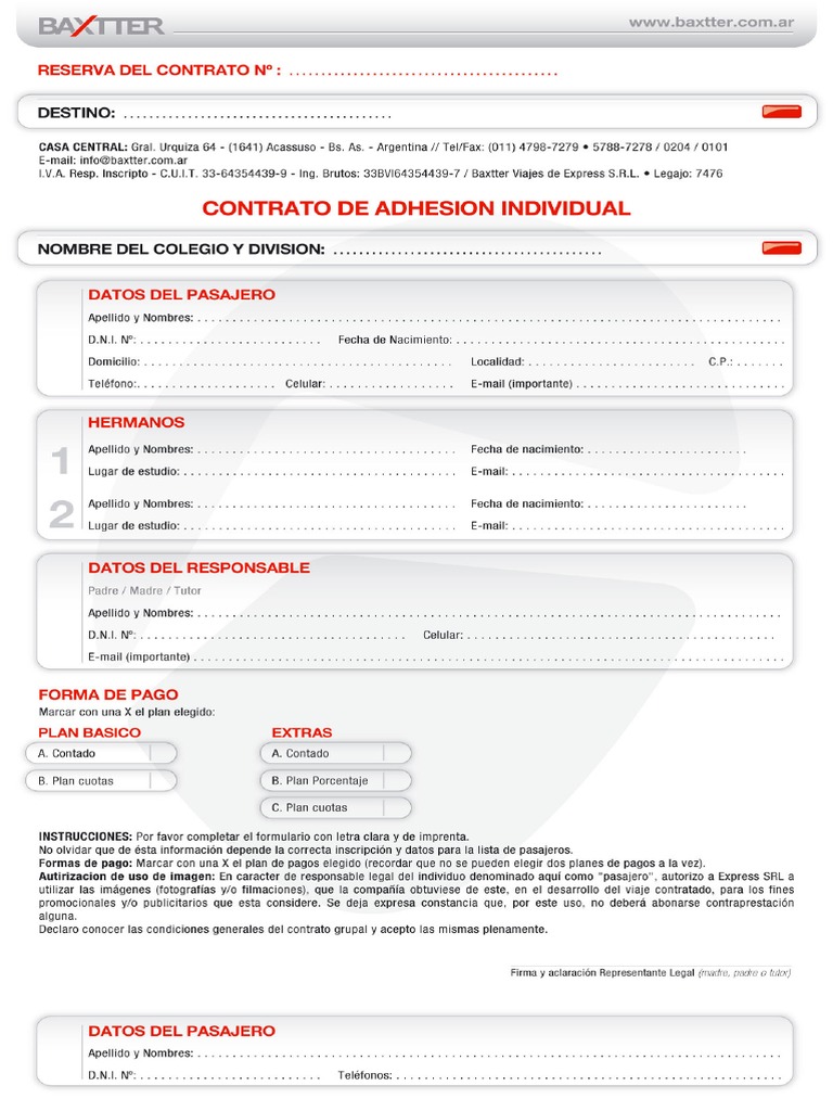 Contrato Adhesion | PDF